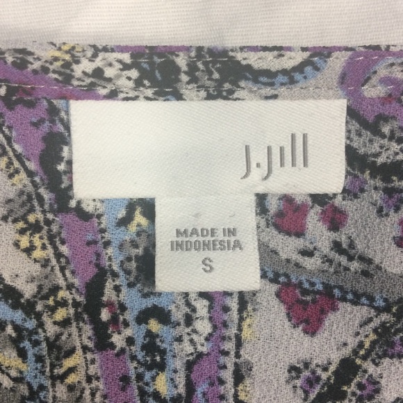 J. Jill | Tops | Jjill Paisley Print Wrap Style Back Tunic Small | Poshmark
